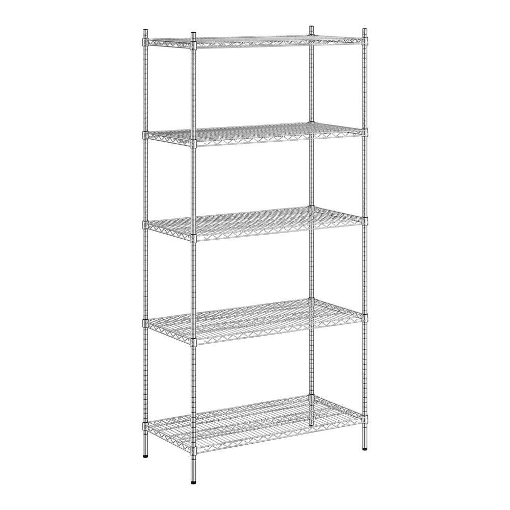 Regency Spec Line 21" x 42" x 86" NSF Stainless Steel Wire Stationary ...