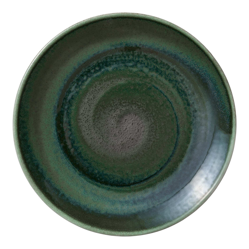 Heart & Soul Perfect Match 8 1/4" Avocado Porcelain Coupe Plate - 6/Case