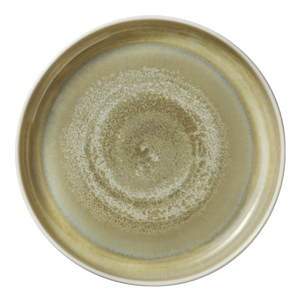 Heart & Soul Perfect Match 9 1/2" Thyme Porcelain Deep Raised Rim Plate ...