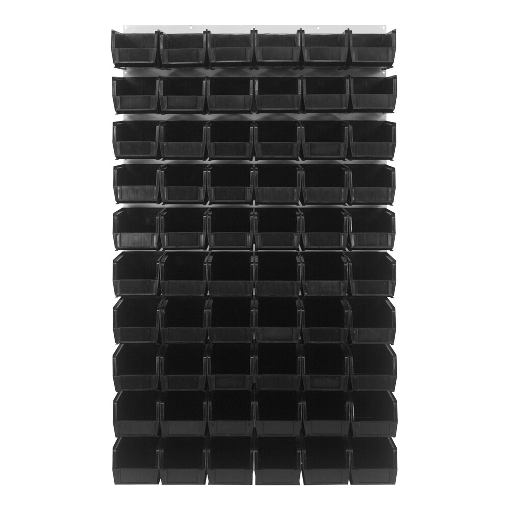 Quantum 36" x 61" Oyster White Steel Louvered Panel with (60) 10 7/8" x ...