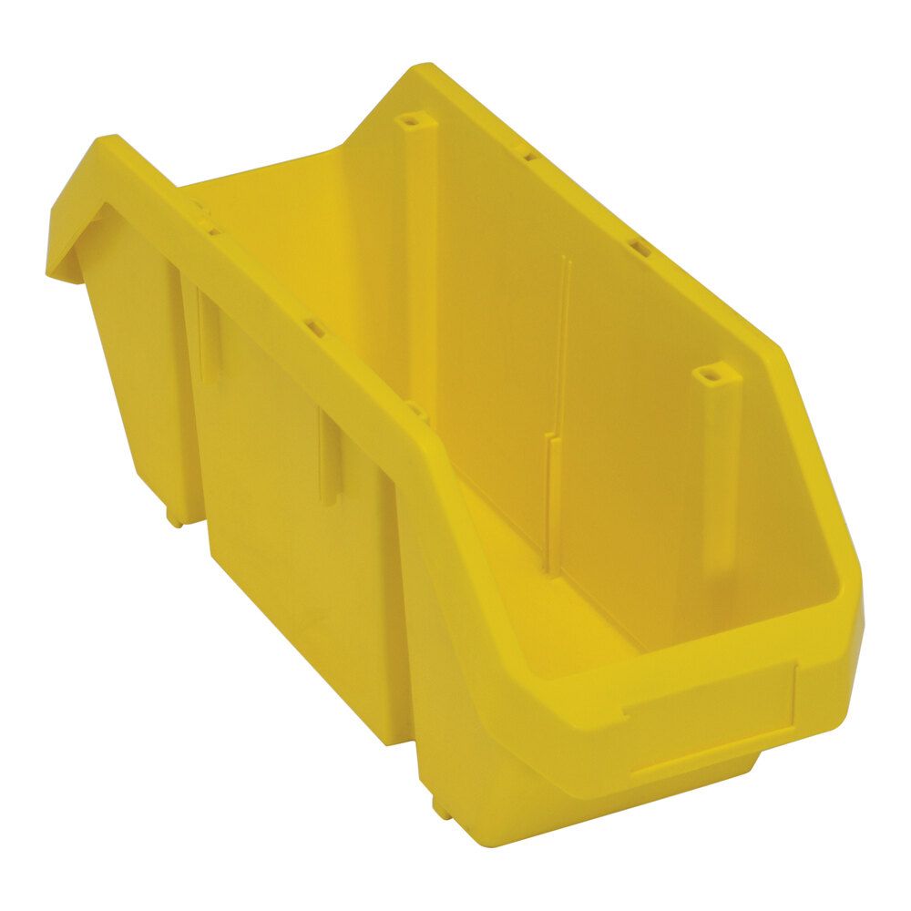 Quantum QuickPick 18 1/2" x 6 5/8" x 7" Yellow Polypropylene Storage ...
