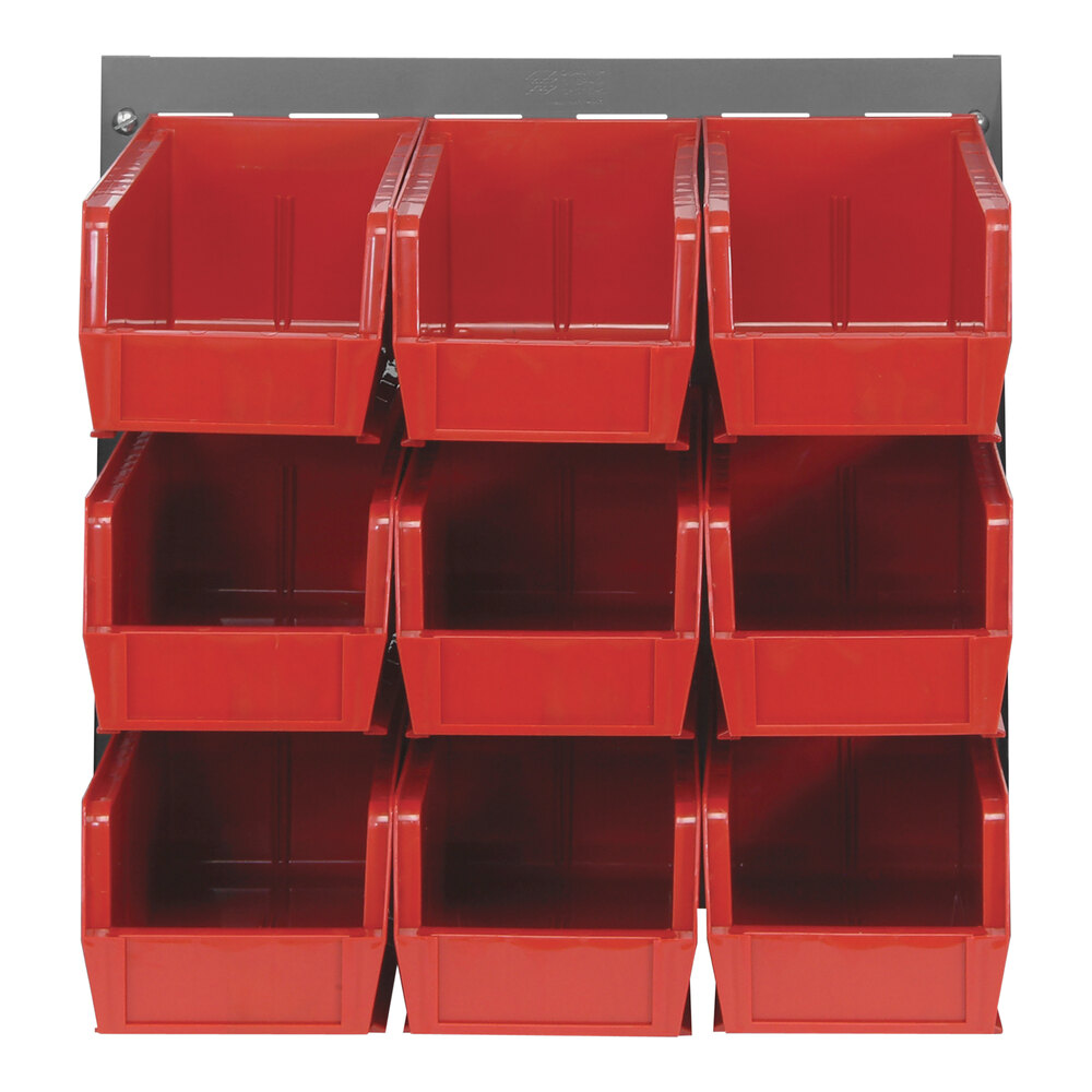 Quantum 18" x 19" Gray Steel Louvered Panel with (9) 10 7/8" x 5 1/2" x ...