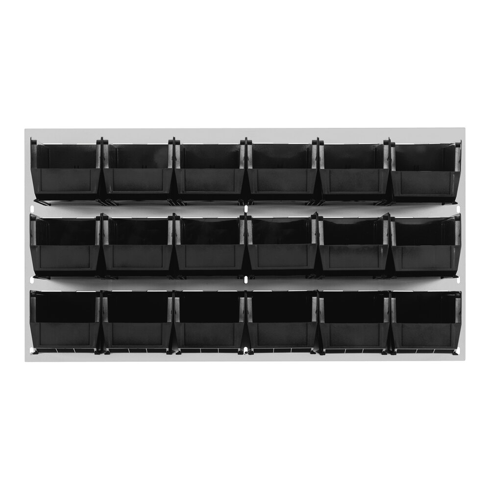 Quantum 36" x 19" Oyster White Steel Louvered Panel with (18) 10 7/8" x ...