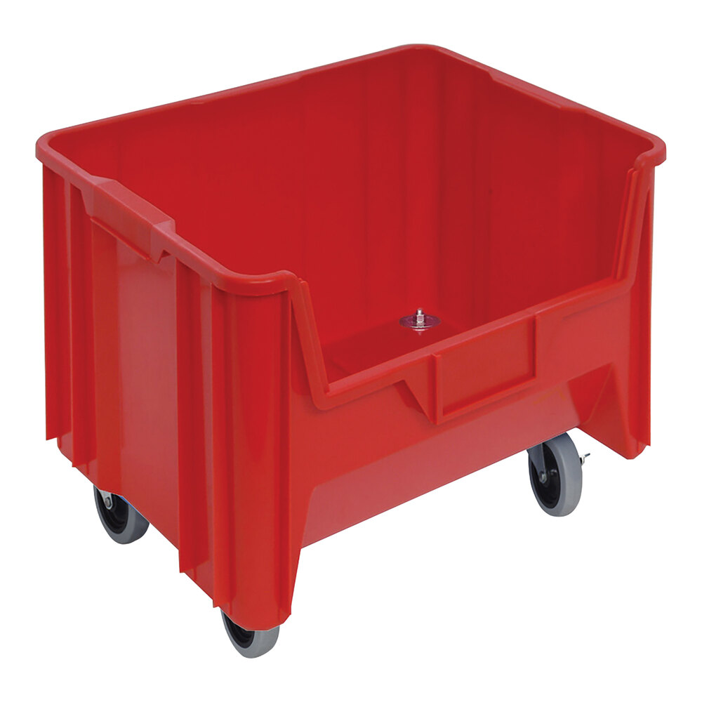 Quantum Giant Stack 15 1/4" x 19 7/8" x 15 7/16" Red Mobile Storage ...