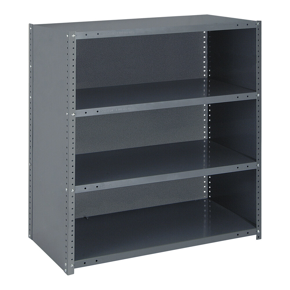 Quantum IRONMAN 36" x 12" x 39" Steel Closed 4-Shelf Heavy-Duty ...