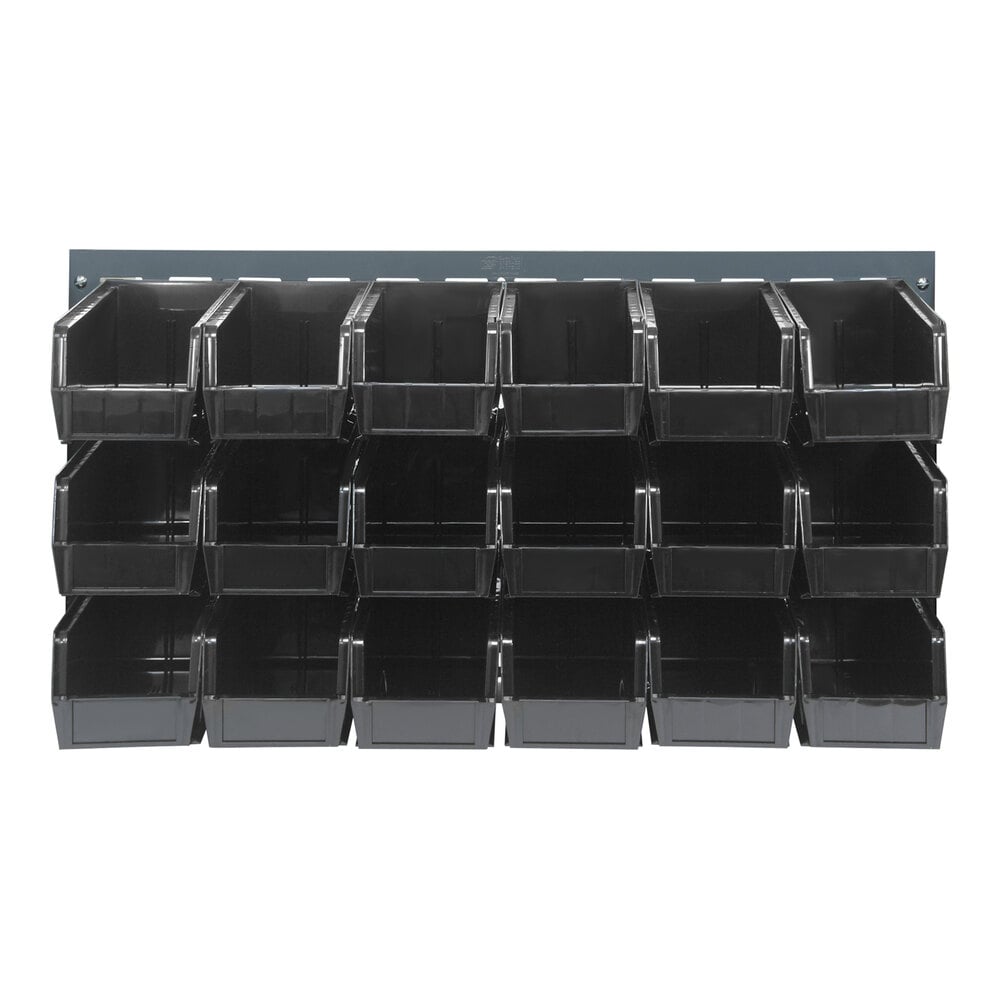 Quantum 36" x 19" Gray Steel Louvered Panel with (18) 10 7/8" x 5 1/2 ...