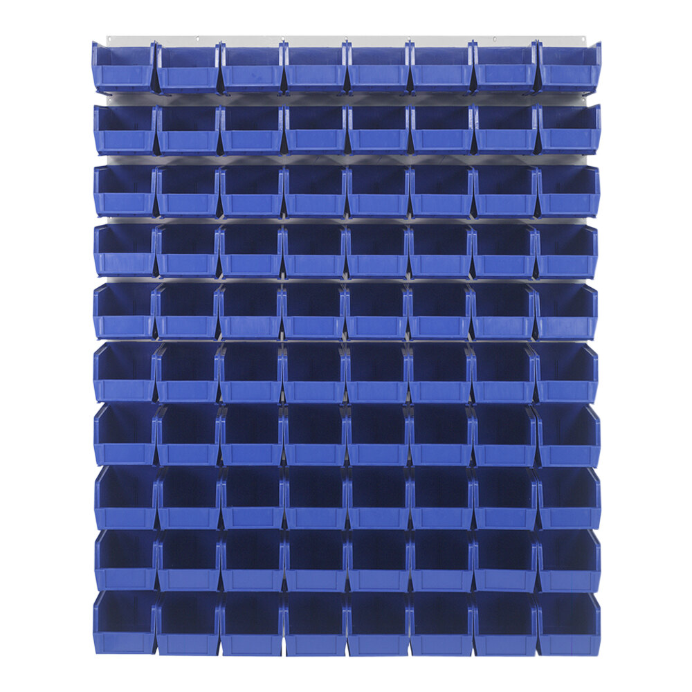 Quantum 48" x 61" Oyster White Steel Louvered Panel with (80) 10 7/8" x ...