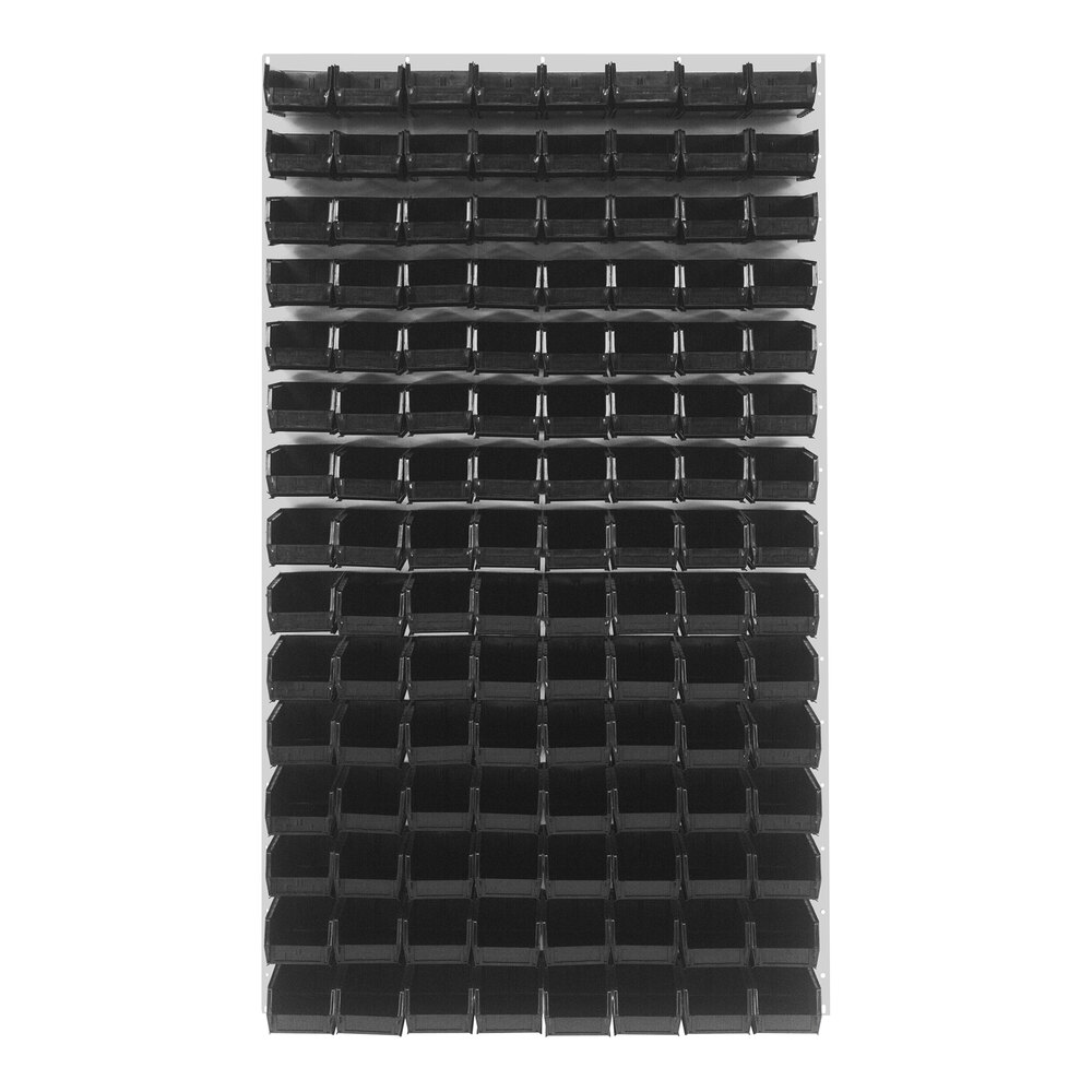 Quantum 36" x 61" Oyster White Steel Louvered Panel with (120) 7 3/8" x ...