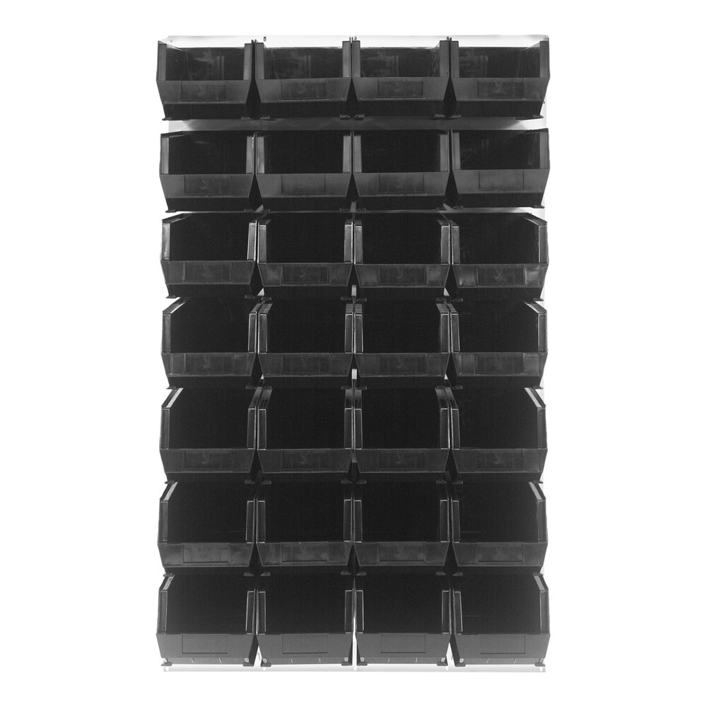 Quantum 36" x 61" Oyster White Steel Louvered Panel with (28) 14 3/4" x ...