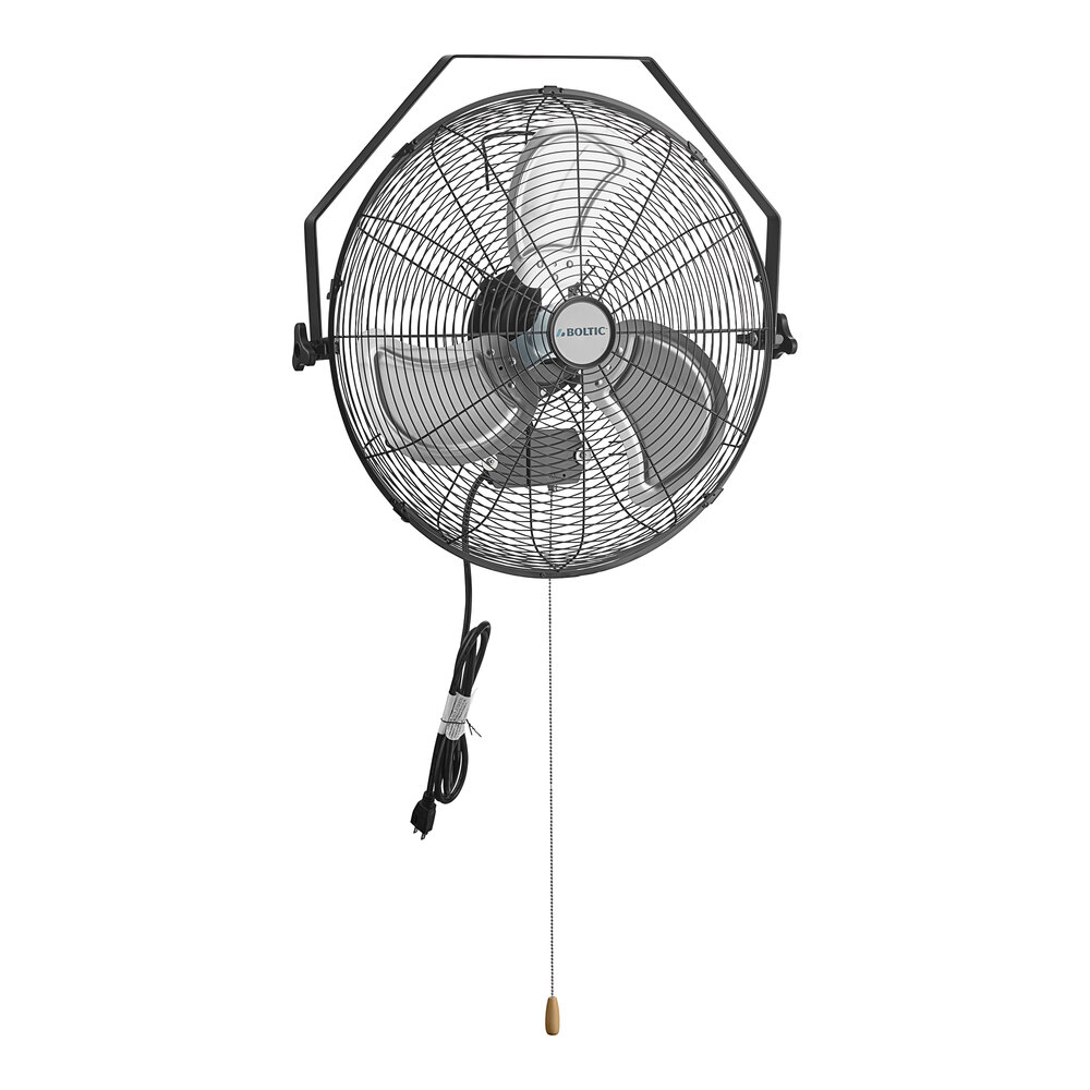 Boltic 20" Wall-Mounted 3-Speed Workstation Fan - 3,540-4,680 CFM, 120V