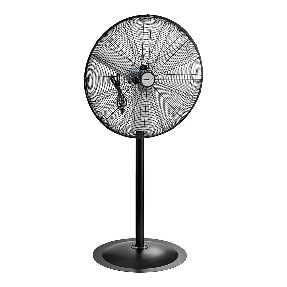 Boltic 30" 3-Speed Oscillating Pedestal Fan - 6,750-8,100 CFM, 120V