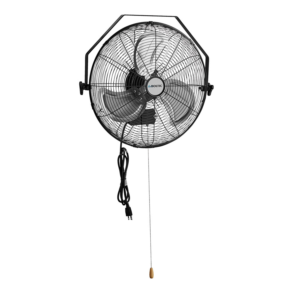 Boltic 18" Wall-Mounted 3-Speed Workstation Fan - 2,950-4,150 CFM, 120V