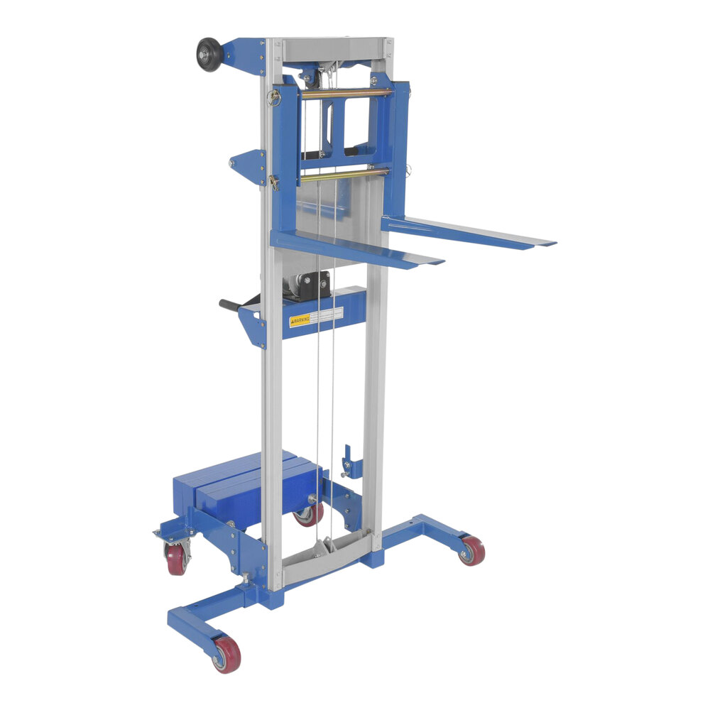 Vestil 500 lb. Hand Winch Counterbalance Fork Lift Truck with 22 7/16 ...