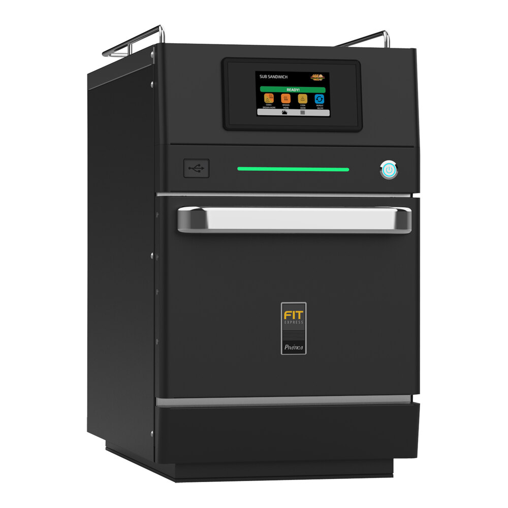 Pratica FIT-101-1-BL Fit Express Electric Ventless Black Stainless ...