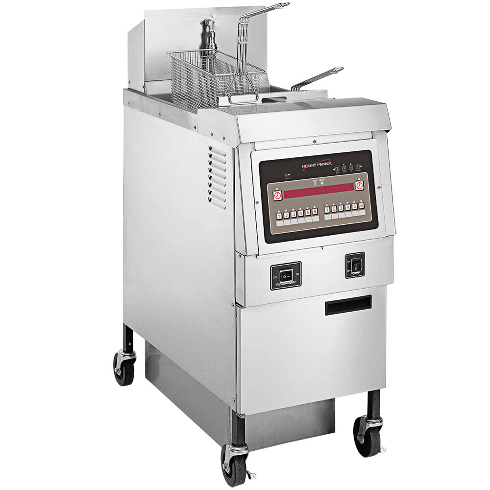 Henny Penny OFE-321.03 65 lb. 1-Well Electric Fryer with Computron 8000 ...
