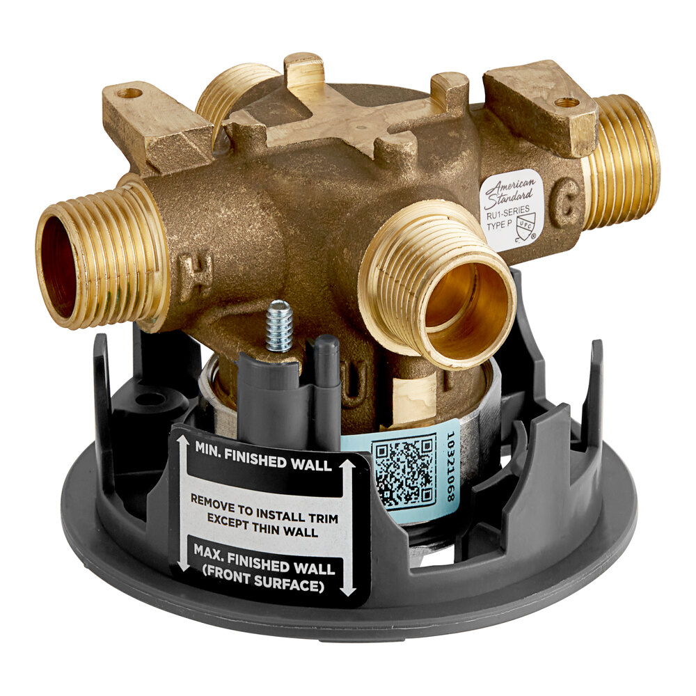 American Standard RU101 Flash Rough-In Shower Valve Body with 1/2 ...