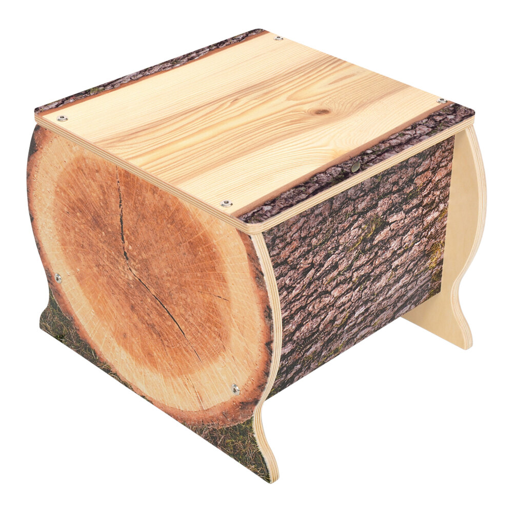 Whitney Brothers Nature View 14" x 15 3/4" x 12" Small Live Edge Wood ...