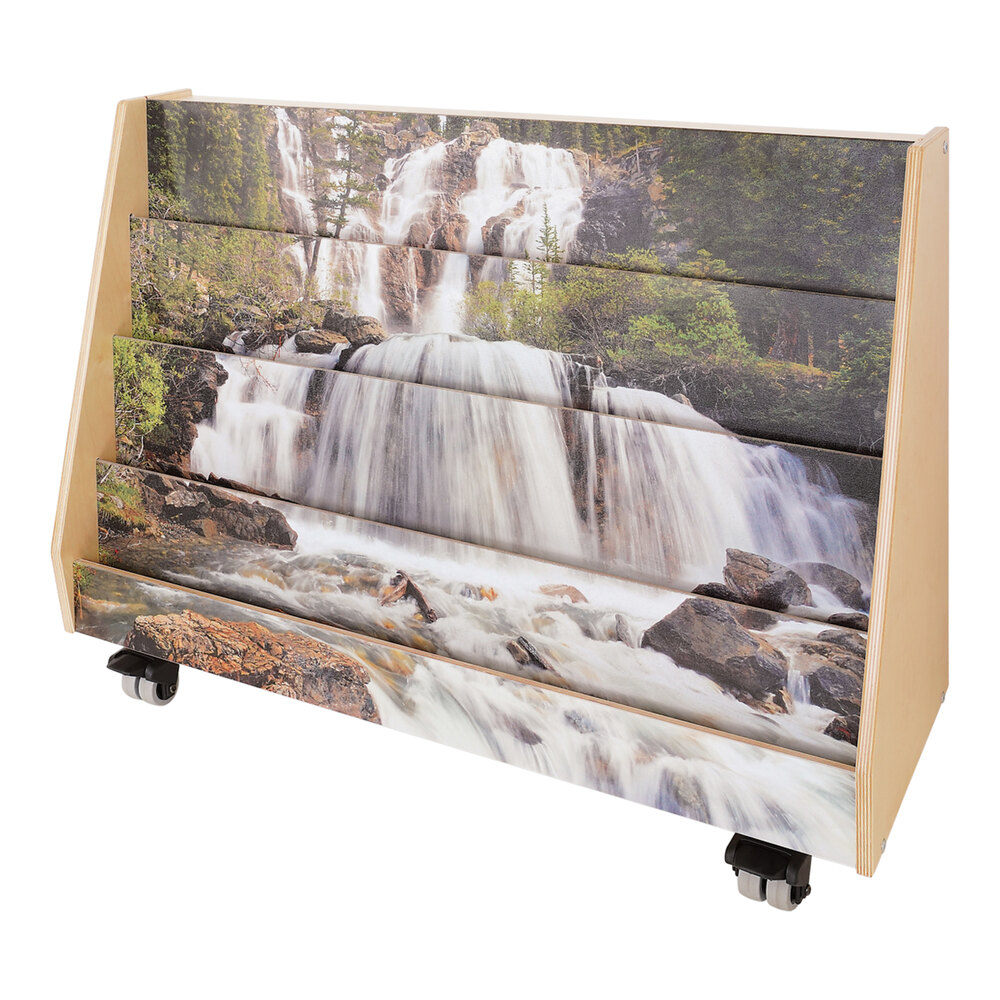 Whitney Brothers Nature View WB0936 36" x 13 1/4" x 28" 4-Shelf Wood ...