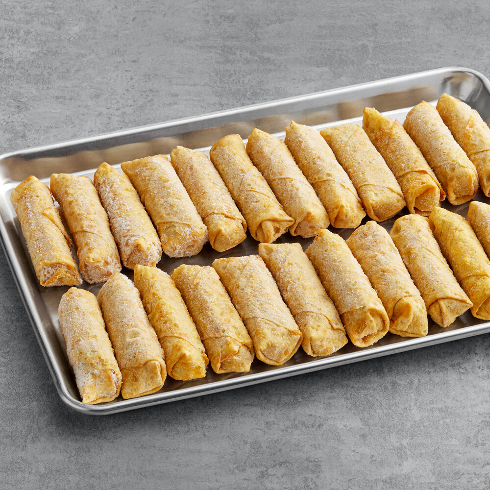 The Gourmet Egg Roll Co. 3 oz. Sausage, Egg, and Cheese Egg Roll - 60/Case
