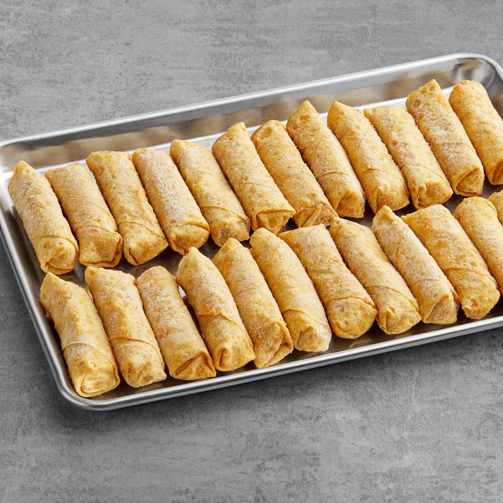 The Gourmet Egg Roll Co. 3 oz. Egg and Cheese Egg Roll - 60/Case