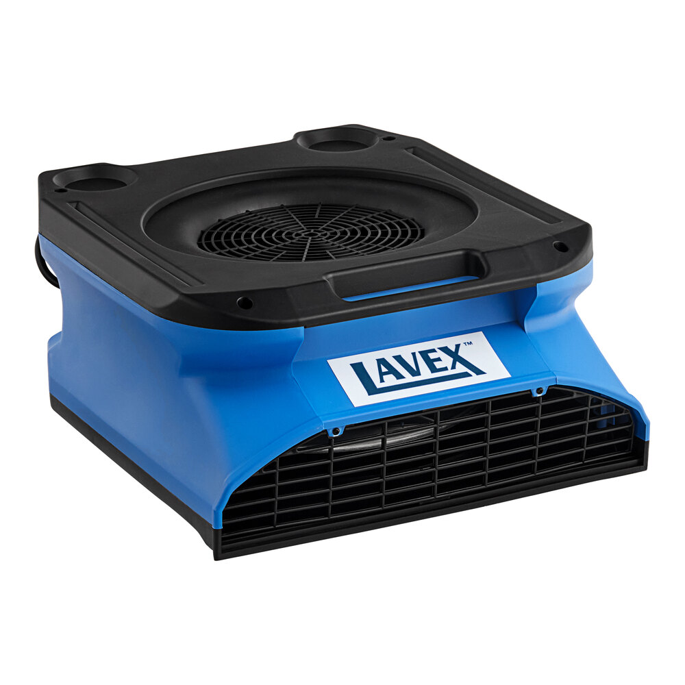 Lavex Variable Speed Low-Profile Air Mover with GFCI Power Outlets - 1/ ...