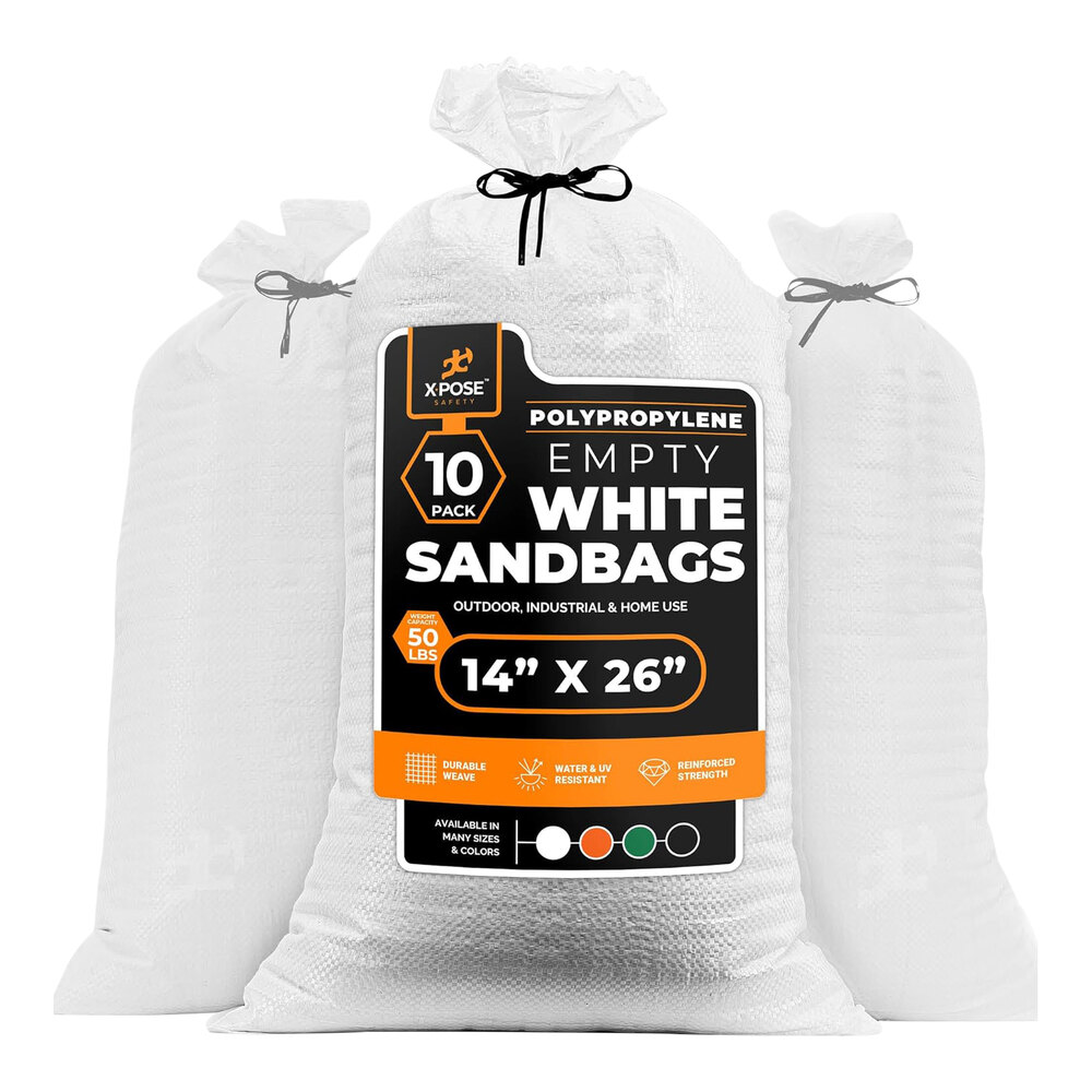 Xpose Safety 14" x 26" White Military Grade Reusable Woven ...