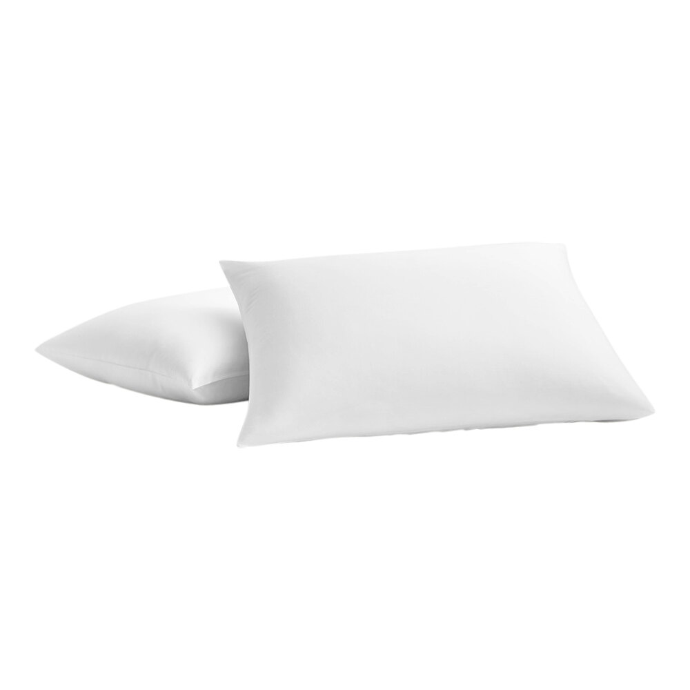 Garnier-Thiebaut Cambridge White Percale Weave Cotton / Polyester ...