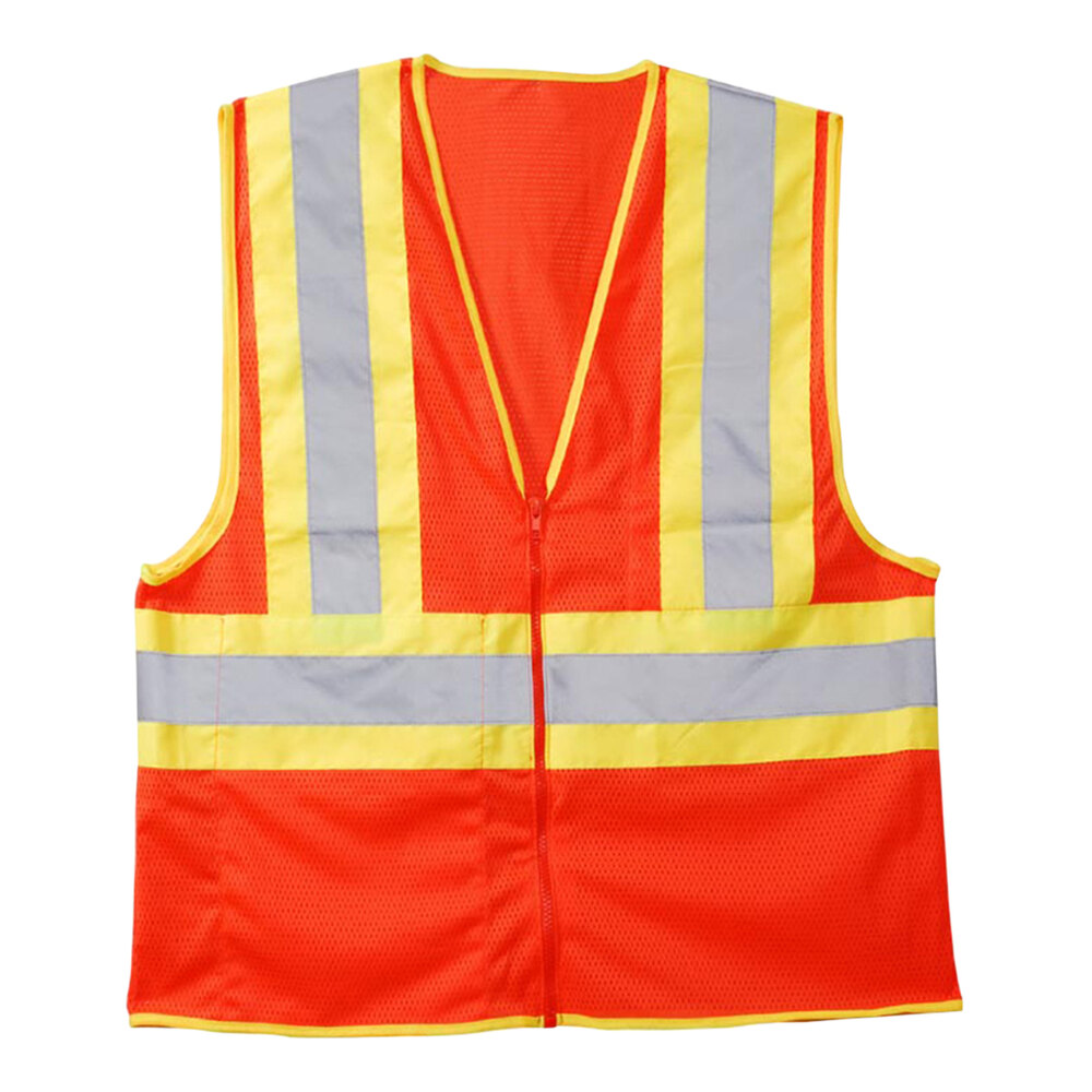 Cordova Orange Type R Class II High Visibility Mesh Safety Vest with ...
