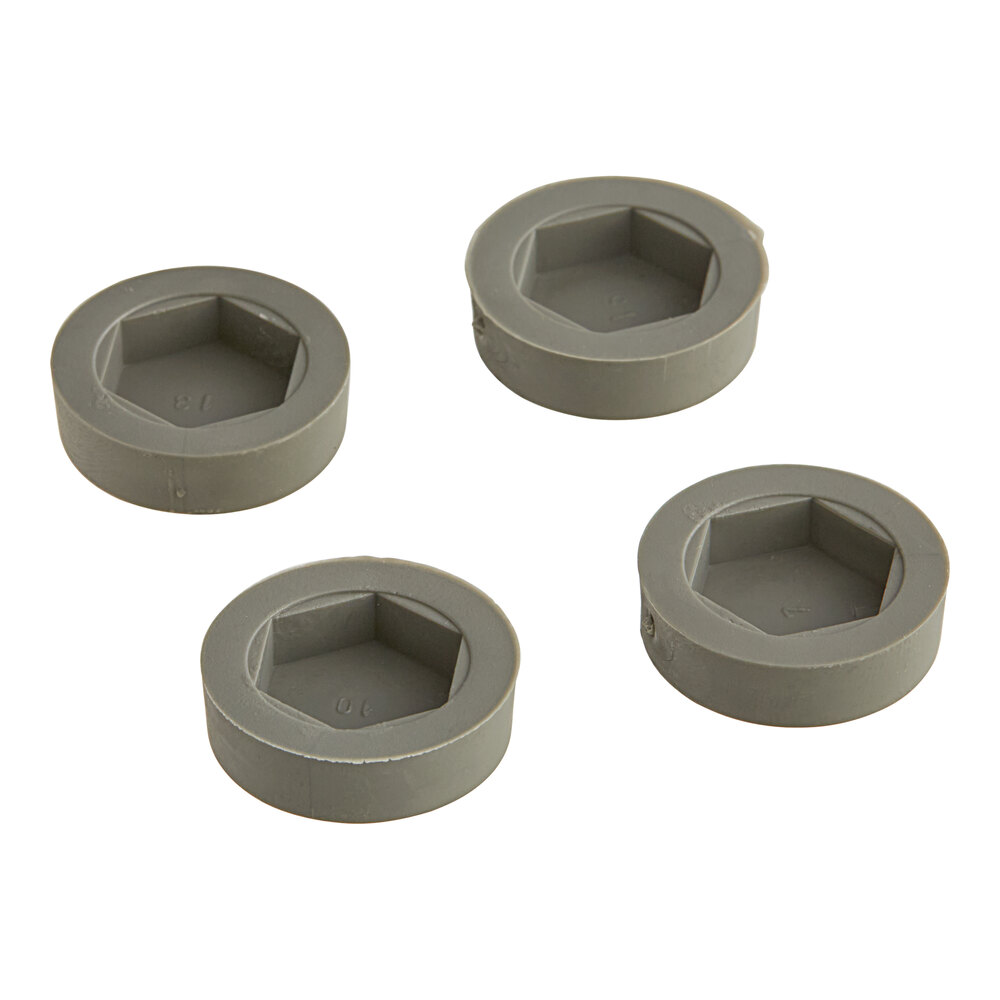 Lavex Pro Rubber Floor Glide - 4/Pack