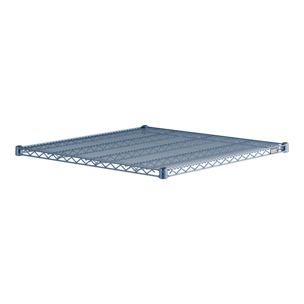 Lavex Pro 36" x 36" NSF Blue Epoxy Heavy-Duty Wire Shelf with ...