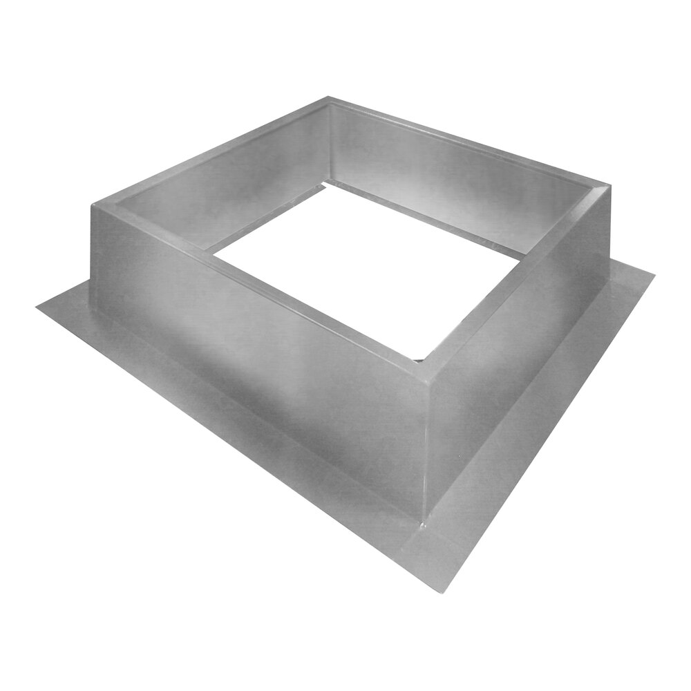 Canarm RCG17.5 17 1/2" Galvanized Steel Roof Curb for ALX Series