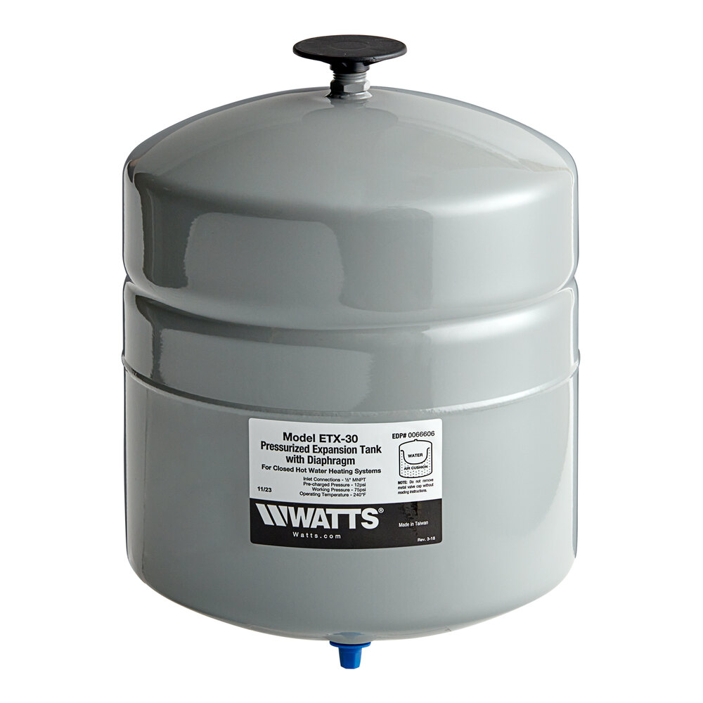 Watts 0066606 ETX-30 4.5 Gallon Pressurized Expansion Tank for Heating ...