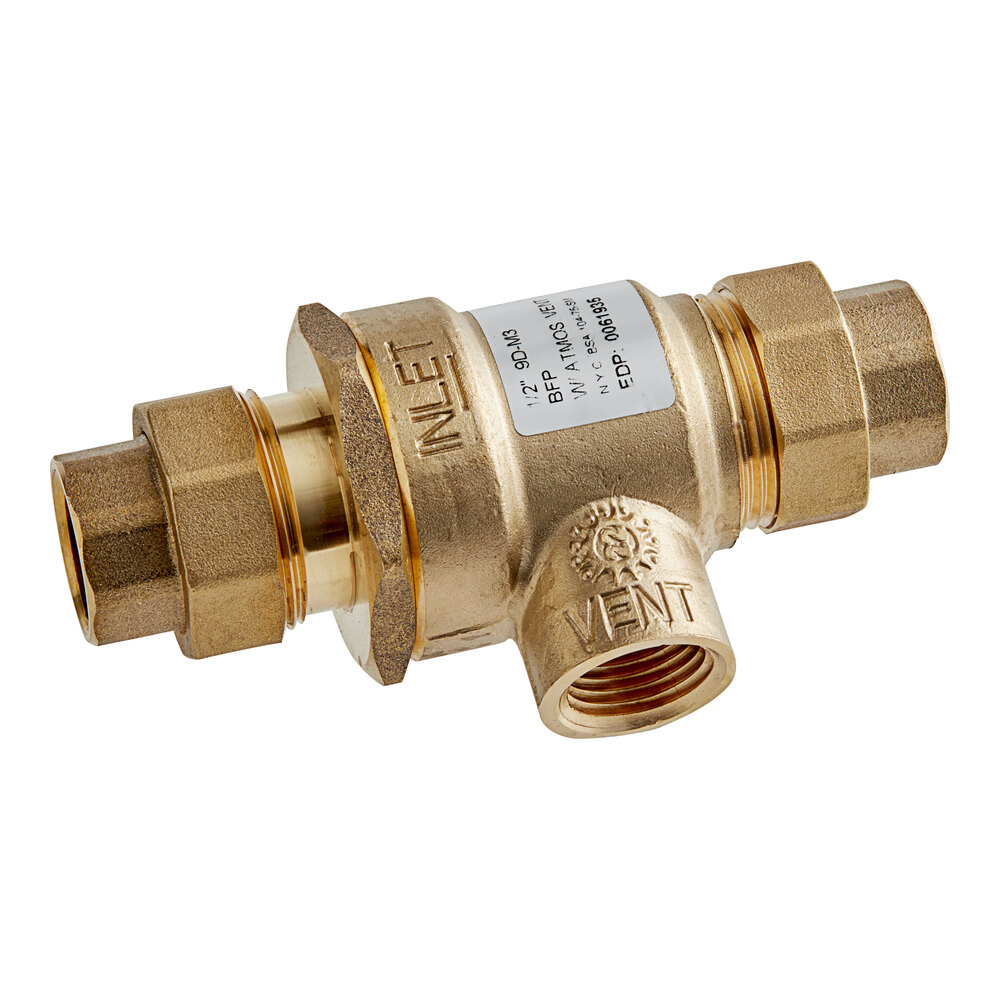 Watts 0061935 9D-M3 9D Series 1/2" FNPT Union x FNPT Union Dual Check ...