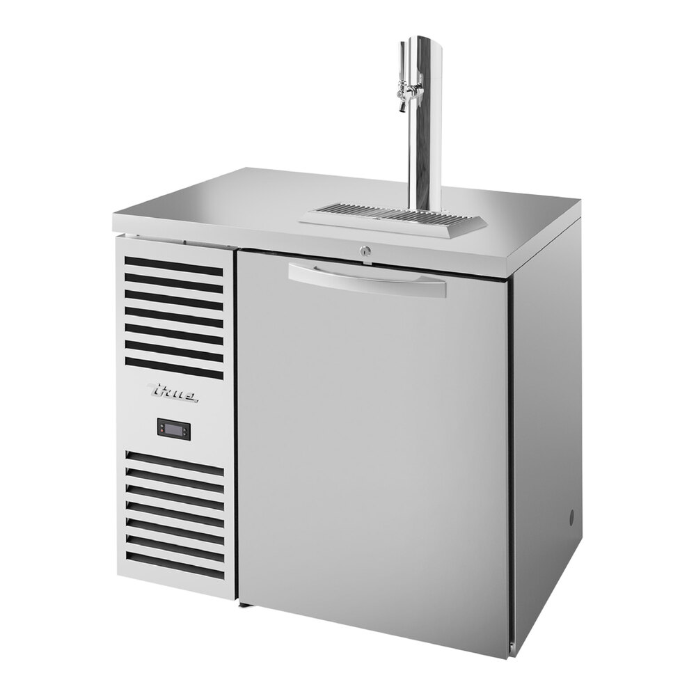 True TDR36-RISZ1-L-S-S-1 36" Single Tap Kegerator Beer Dispenser ...