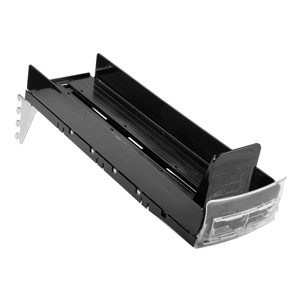 Retail Space Solutions SpaceGrid II 5" x 18" x 3" Heavy Low Profile Pusher System 260318VLPH - 6 ...