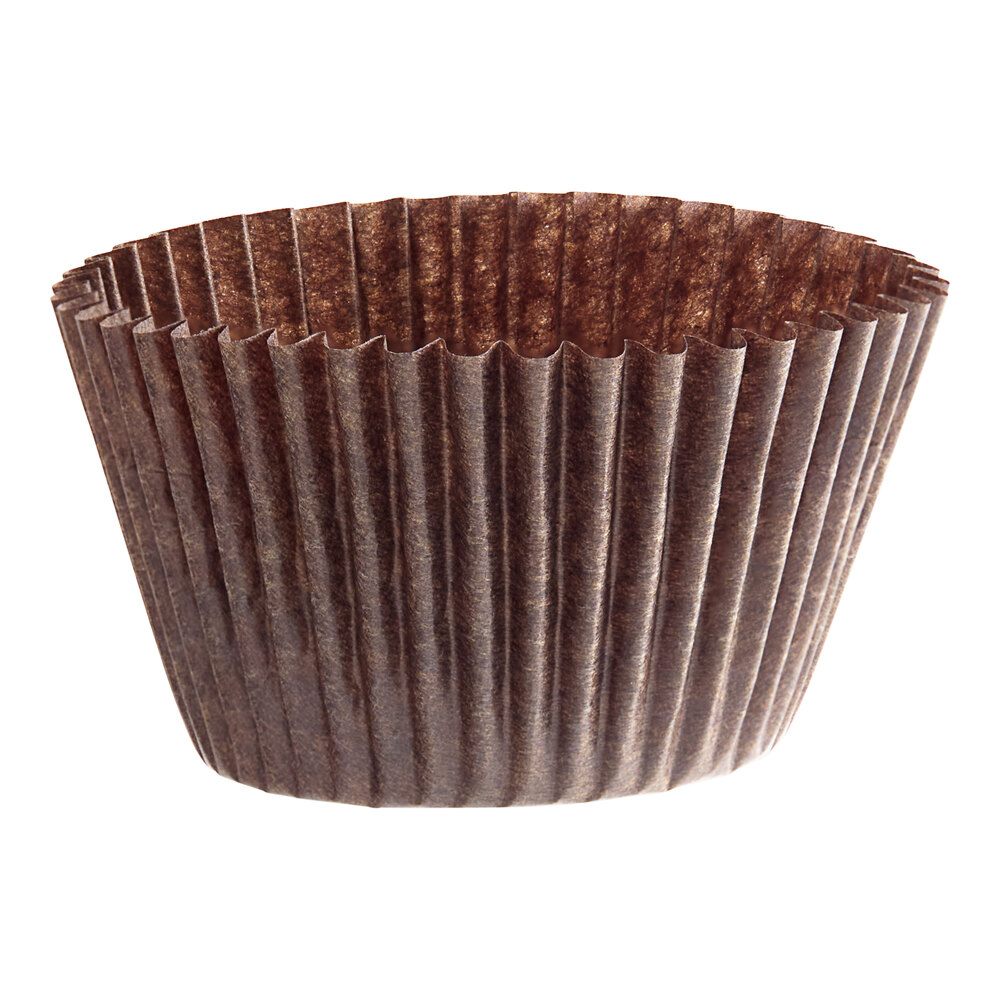 2 1/4 x 1 7/8" Jumbo Glassine Baking / Candy Cups - 10,000/Case