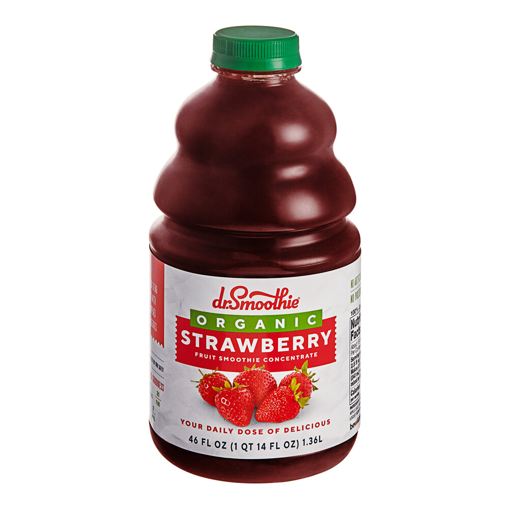 Dr. Smoothie Organic Strawberry Fruit Smoothie Mix 46 fl. oz.
