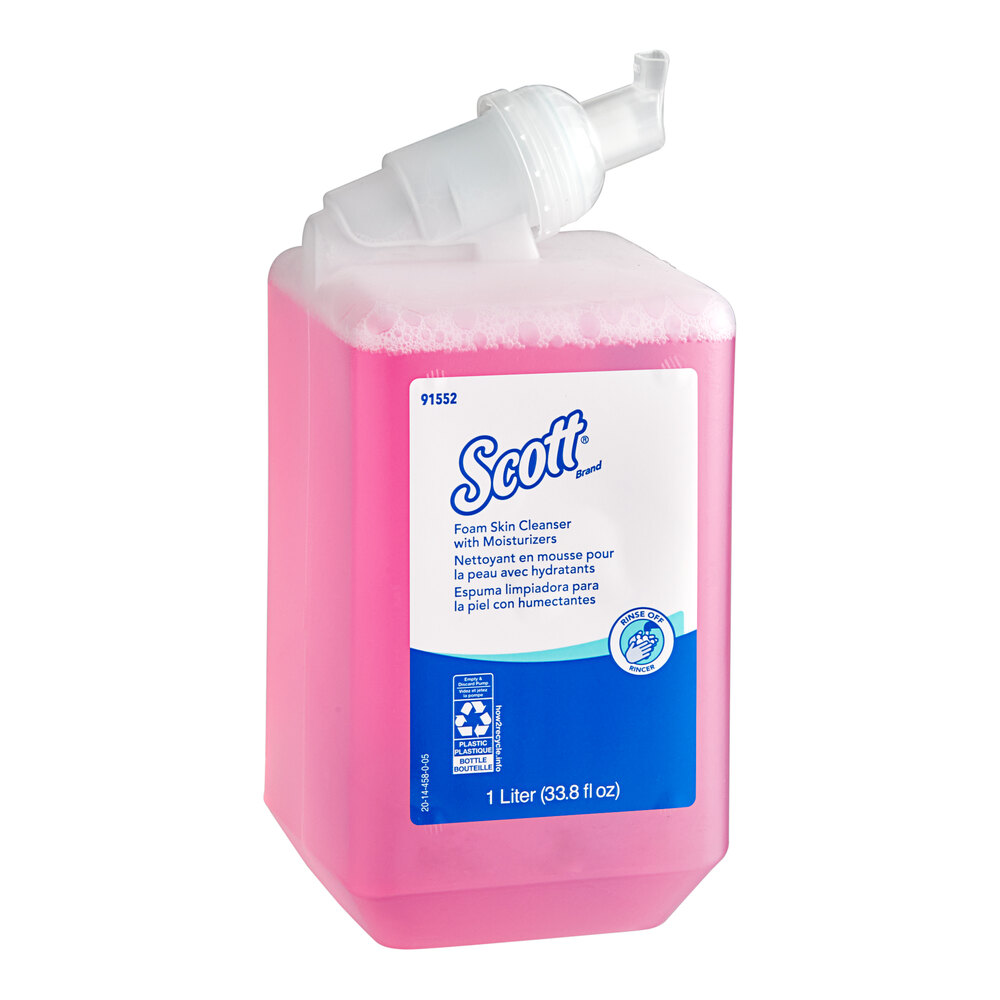 Scott® 91552 33.8 fl. oz. Pink Floral Scent Moisturizing Foaming Hand ...
