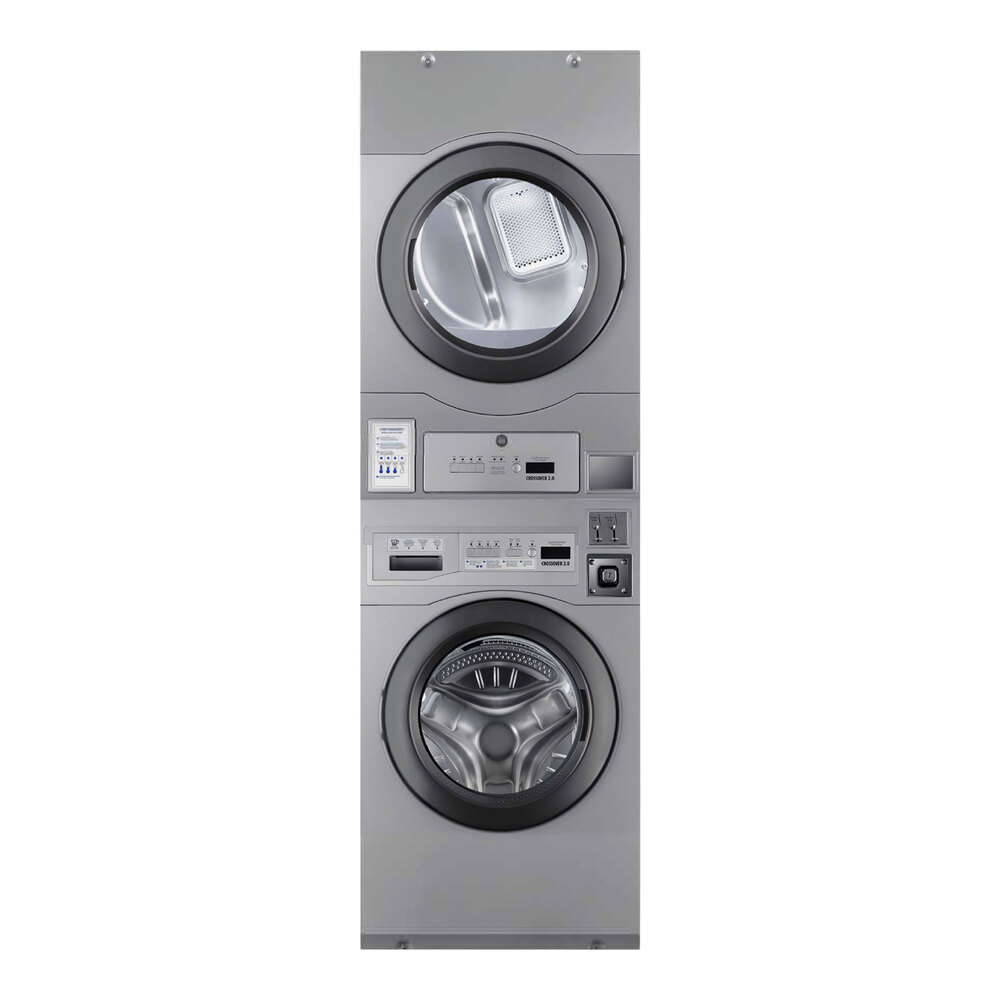 Crossover 3.5 cu. ft. 27" Front Load Electric Commercial Washer and 7.7 ...