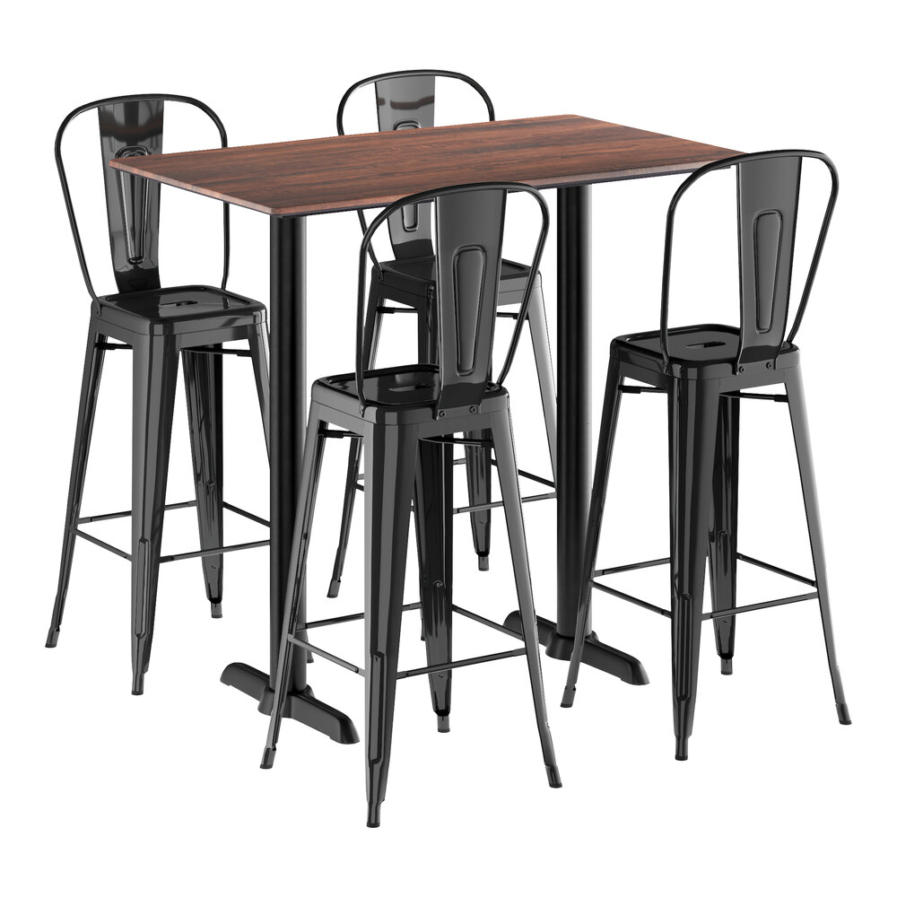 Lancaster Table & Seating Excalibur 28" x 48" Rectangular Textured ...