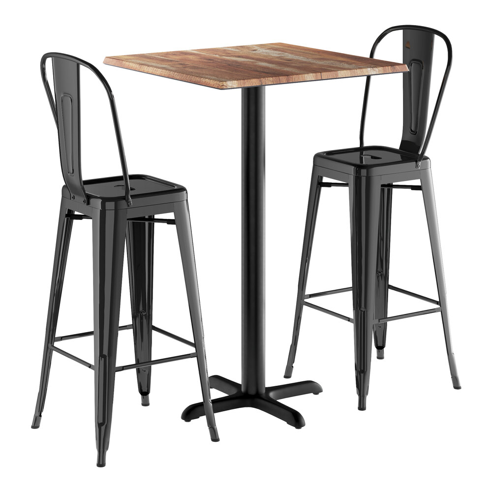 Lancaster Table & Seating Excalibur 27 1/2" x 27 1/2" Square Textured ...