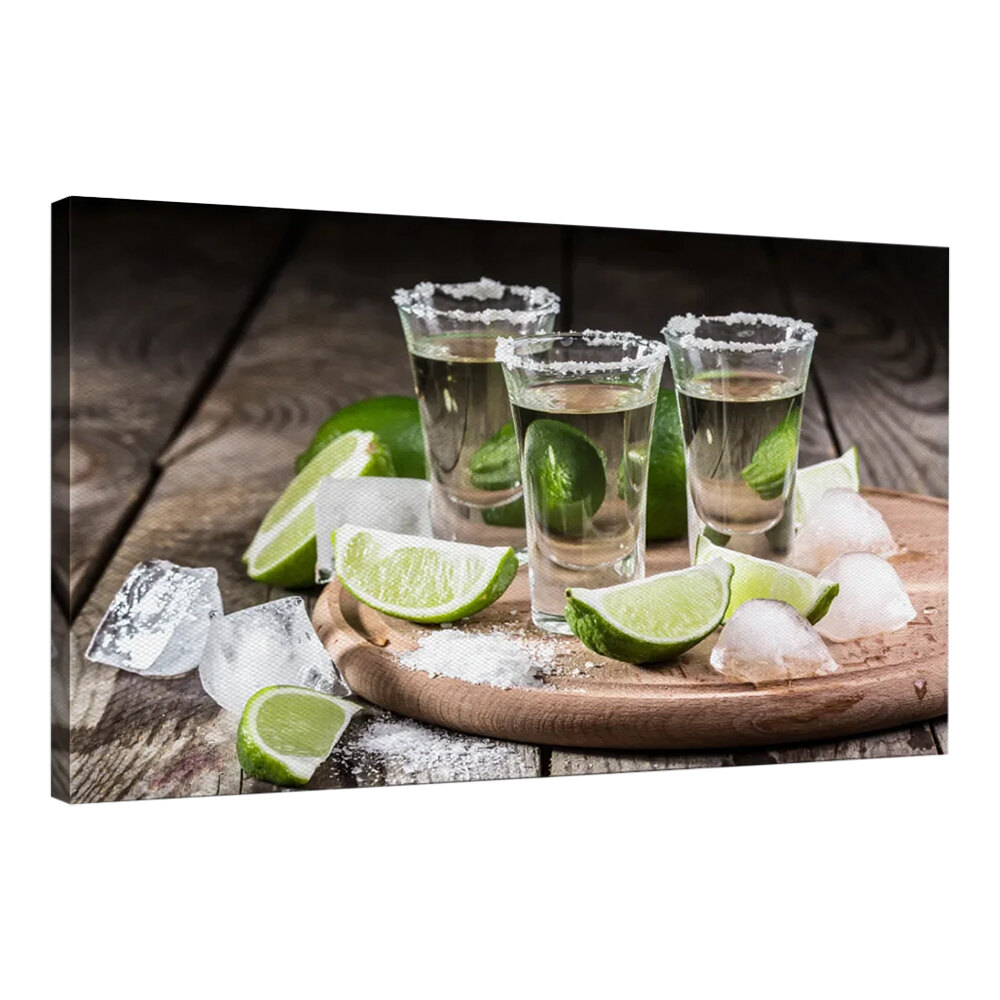 Elephant Stock 36" x 24" Tequila Shots Tray Canvas Wall Art