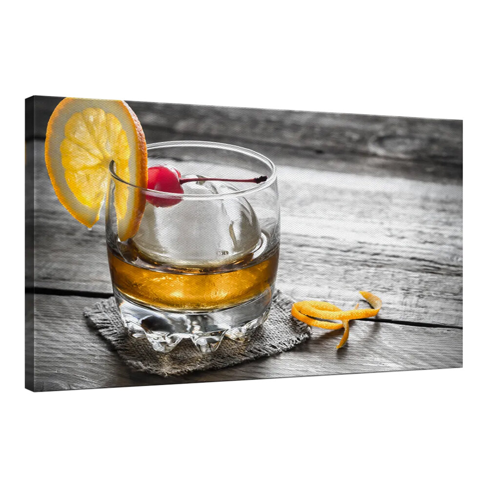 Elephant Stock 48" x 32" Classic Cocktail Canvas Wall Art