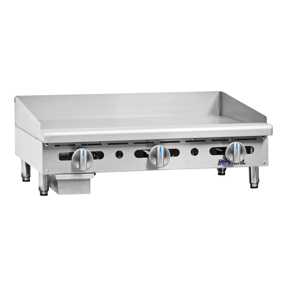 Imperial Range IMGA-3628-1 36" Liquid Propane Griddle with Manual ...