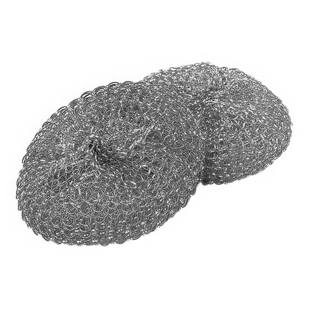 Libman 63 3" Stainless Steel Scrubber - 24/Case