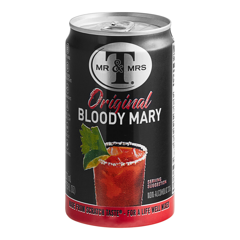 Mr. & Mrs. T Bloody Mary Mix Can 7.5 fl. oz. - 24/Case