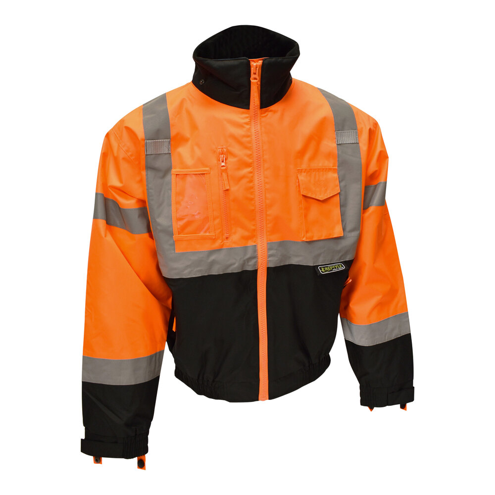 Cordova Reptyle Hi-Vis Orange Type R Class 3 3-in-1 Bomber Jacket with ...