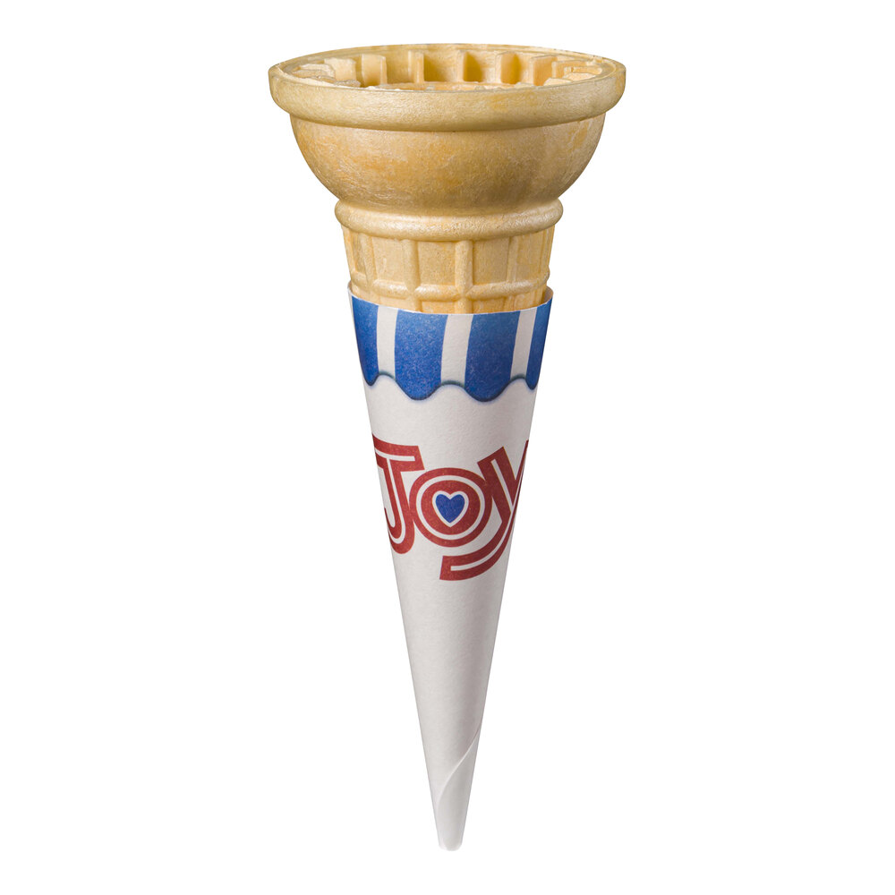 JOY #1 Pointed Bottom Jacketed Cake Cone - 252/Case