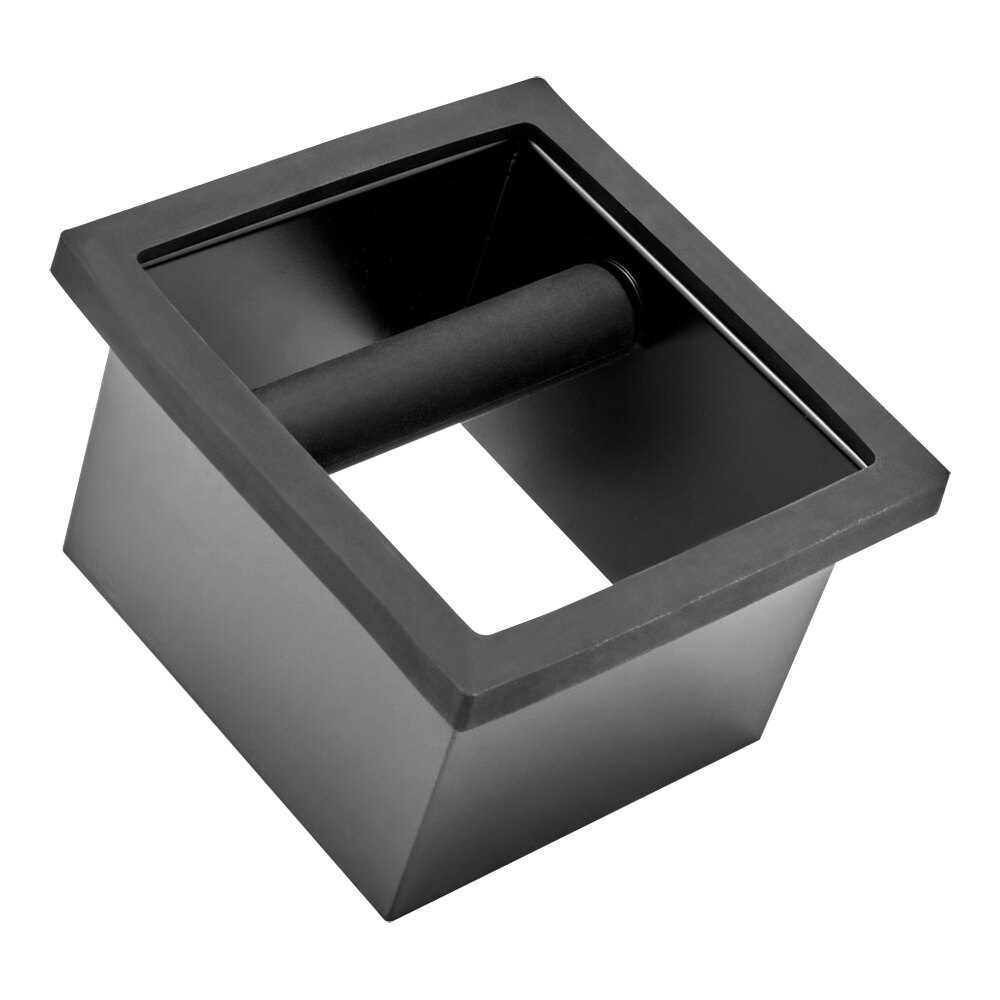 Rhino Coffee Gear Black Square Knock Chute RWKC