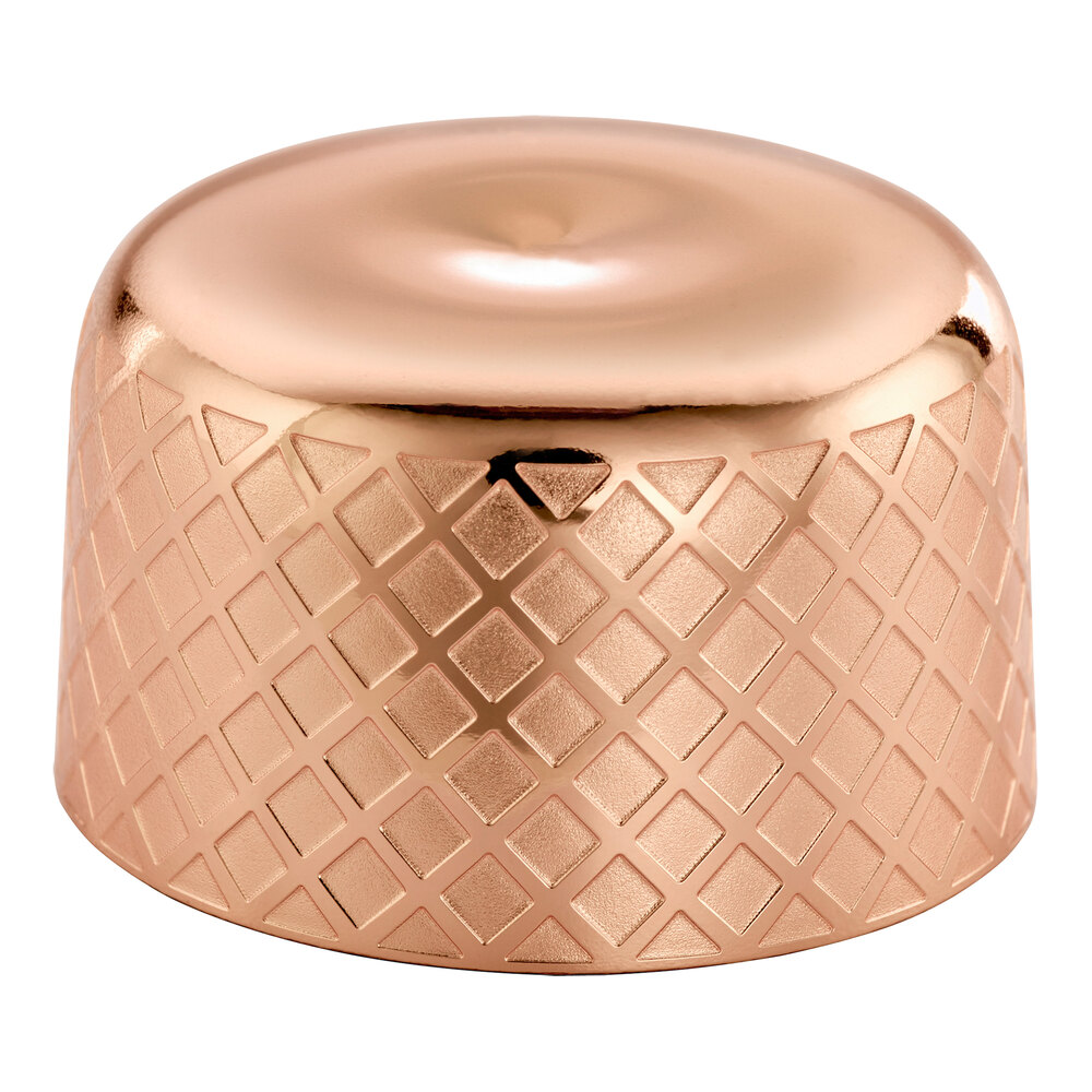 Barfly® Copper-Plated Diamond Lattice Japanese Style Shaker Cap for 24 ...